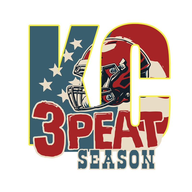 Chiefs 3 Peat Svg - Etsy