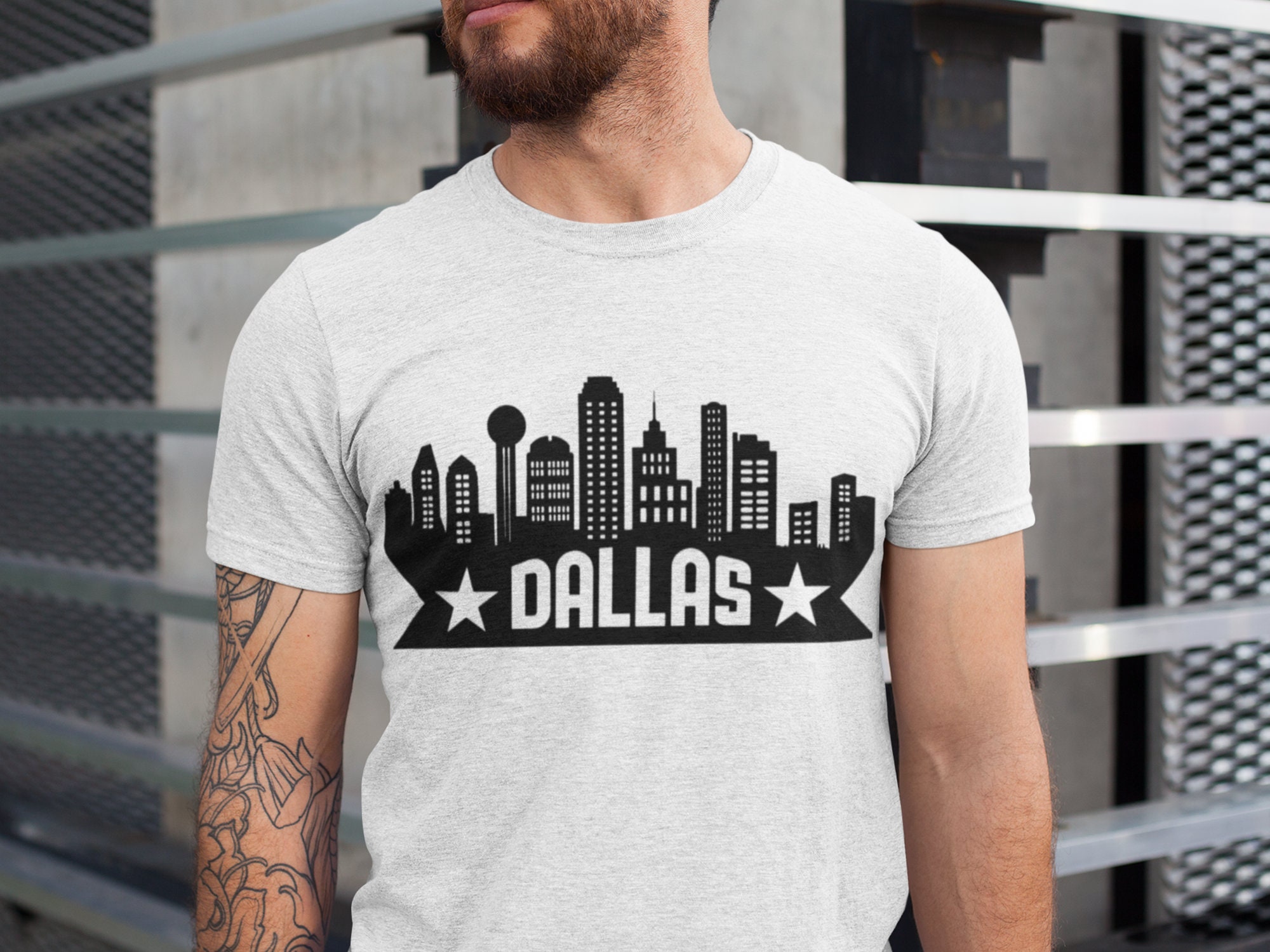 Dallas Skyline Silhouette, SVG PNG Cutting Files (digital Download) - Etsy