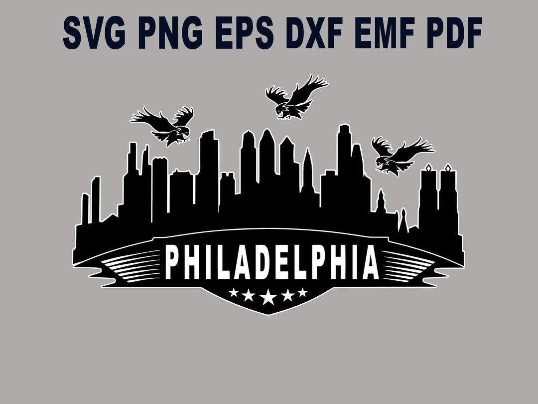 Philadelphia Svg,philadelphia Skyline Silhouette ,digital File Only ...