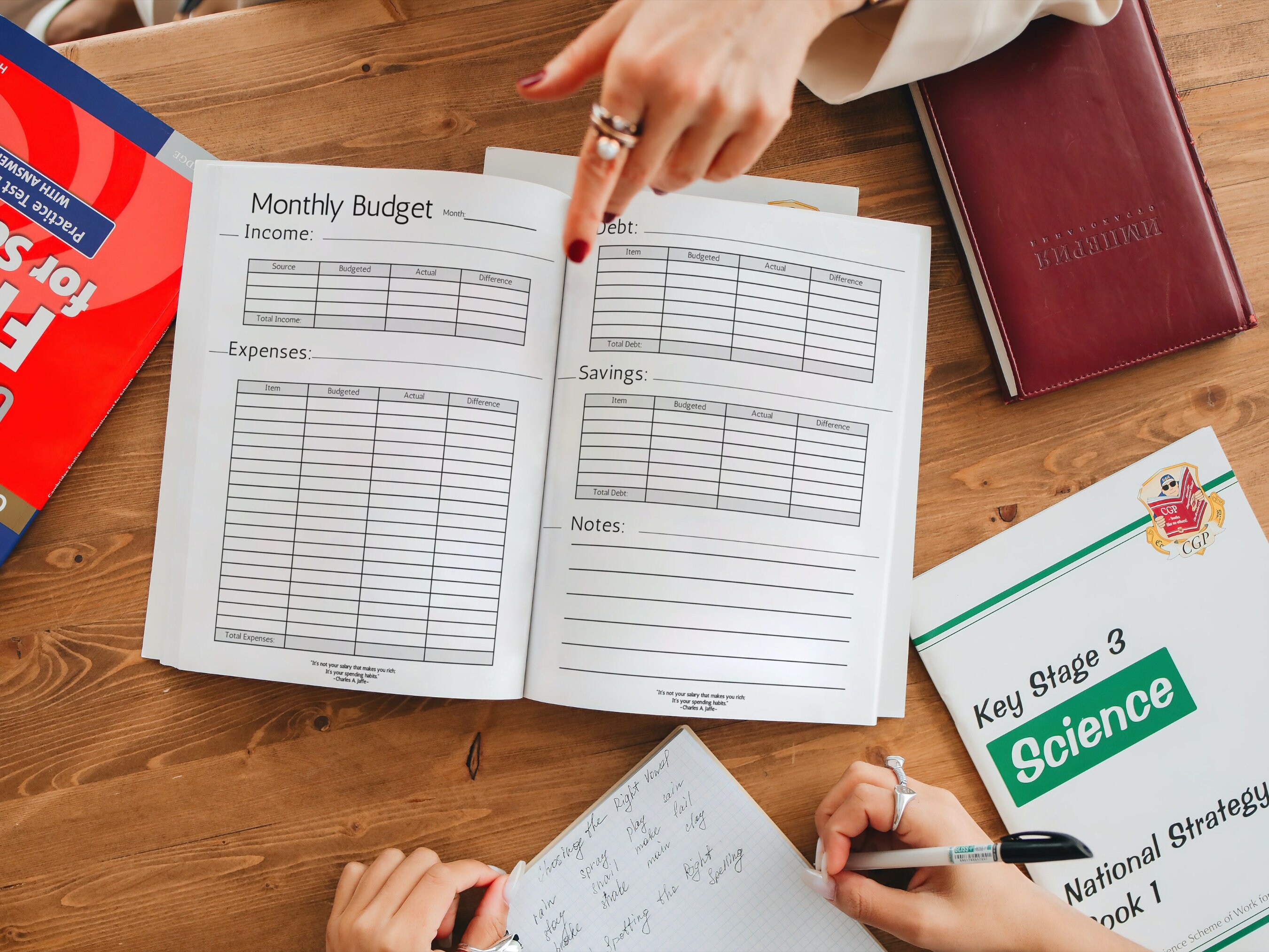 Minimalist Monthly Budget Template Kindle Scribe PDF Instant Download ...