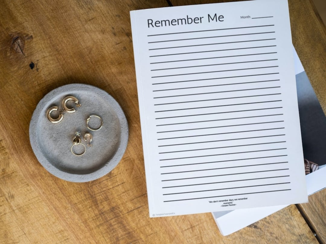 Minimalist Remember Me To-do List Template || PDF || Instant Download ...