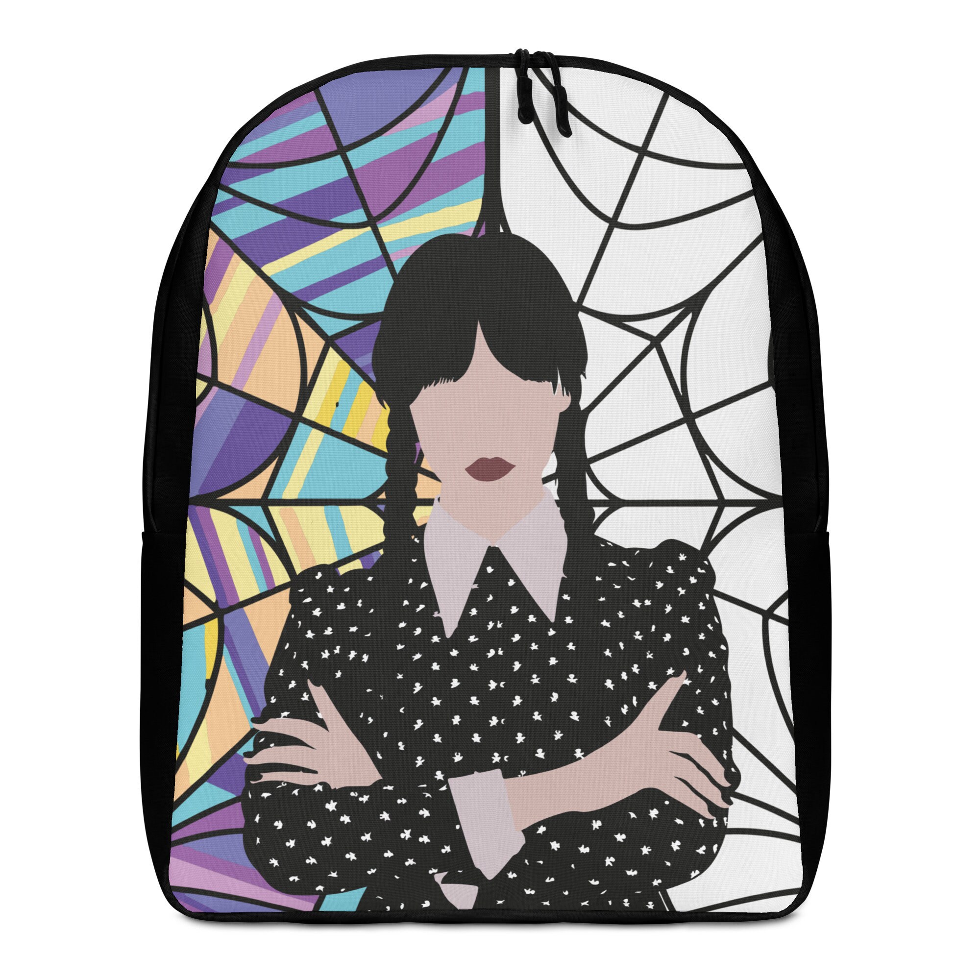 Minimalist Backpack Wednesday Addams Wednesday Addams Family - Etsy