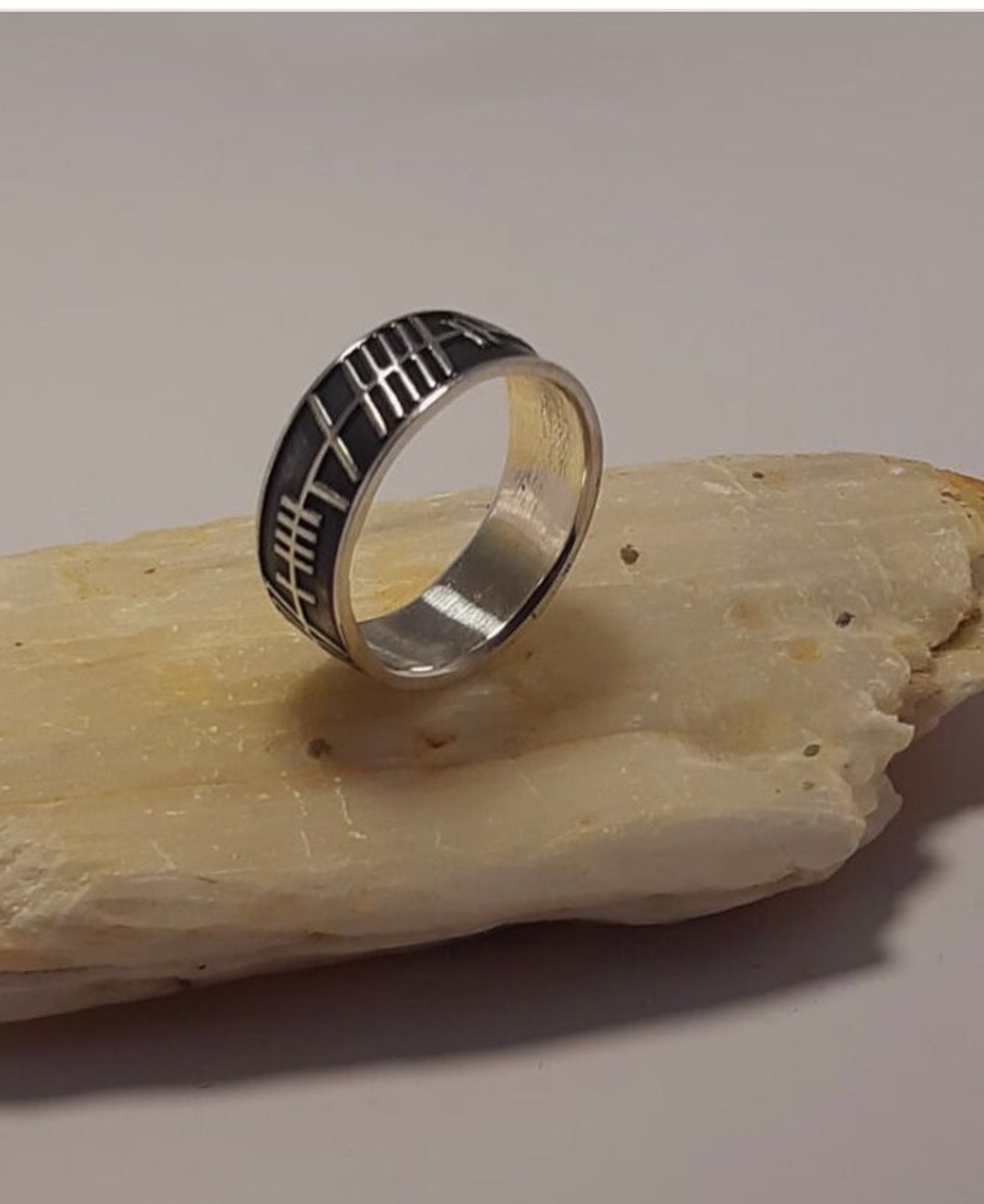 Personalized Ogham Ring, Irish Jewelry, Celtic Jewelry, 925 Sterling ...
