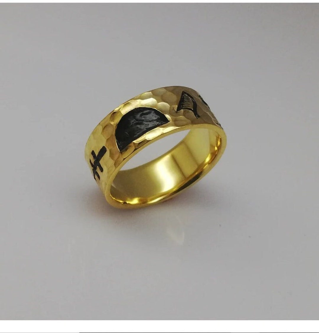 Egypt Hieroglyph Ring, Egypt Jewelry, Egypt Jewellery, Hieroglyph ...