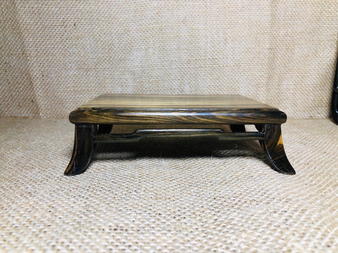 Rectangular Solid Wooden Base With Ebony Handmade Display - Etsy UK