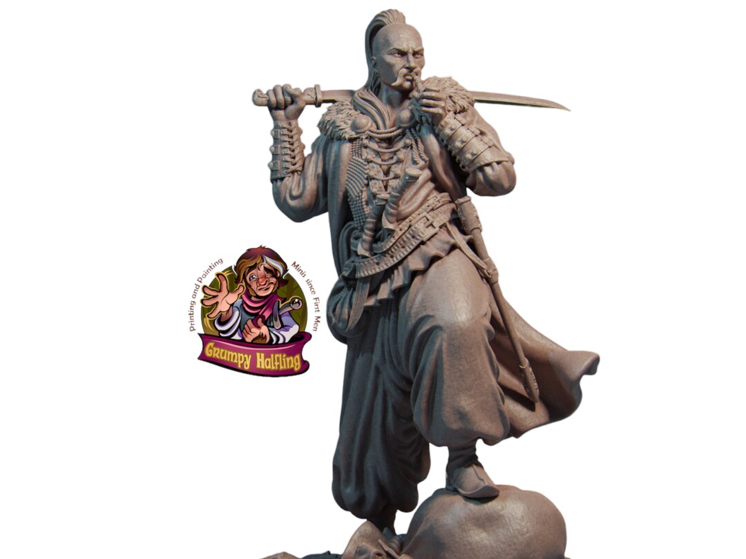 Terrace the Free Cossack Nerikson 12k 3d Print Miniature - Etsy