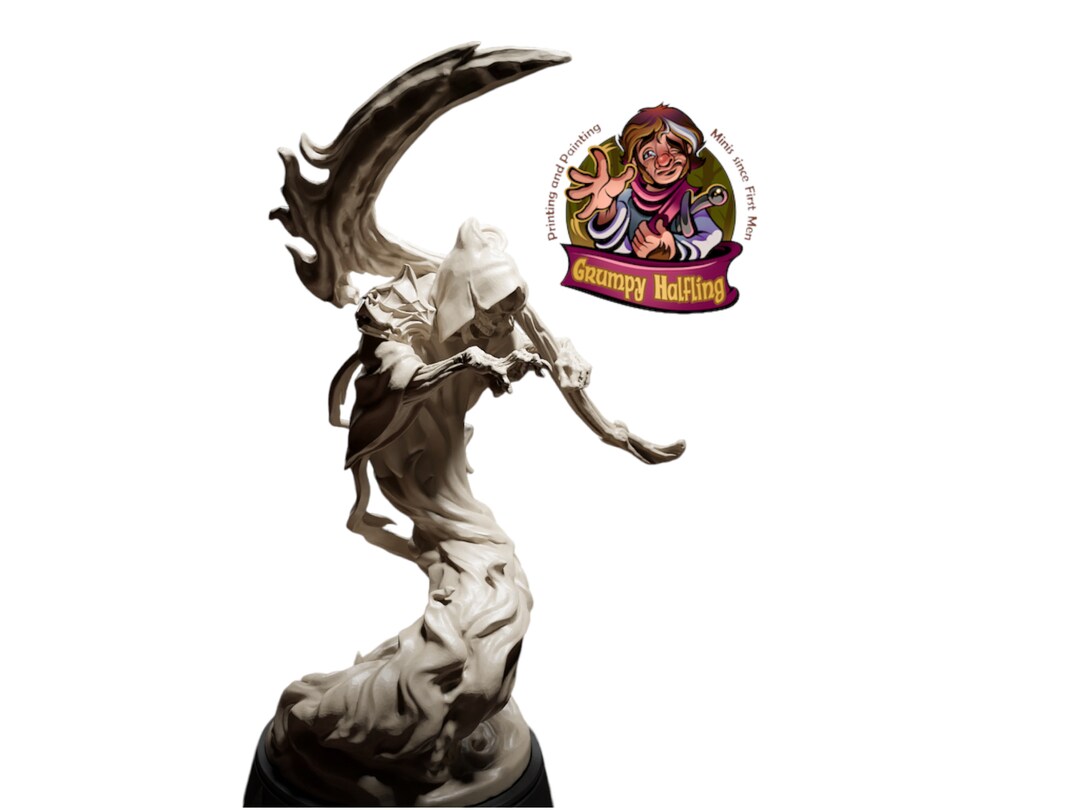 Ghost Scythe Cripta Studios 12k 3d Print Miniature Rpg - Etsy