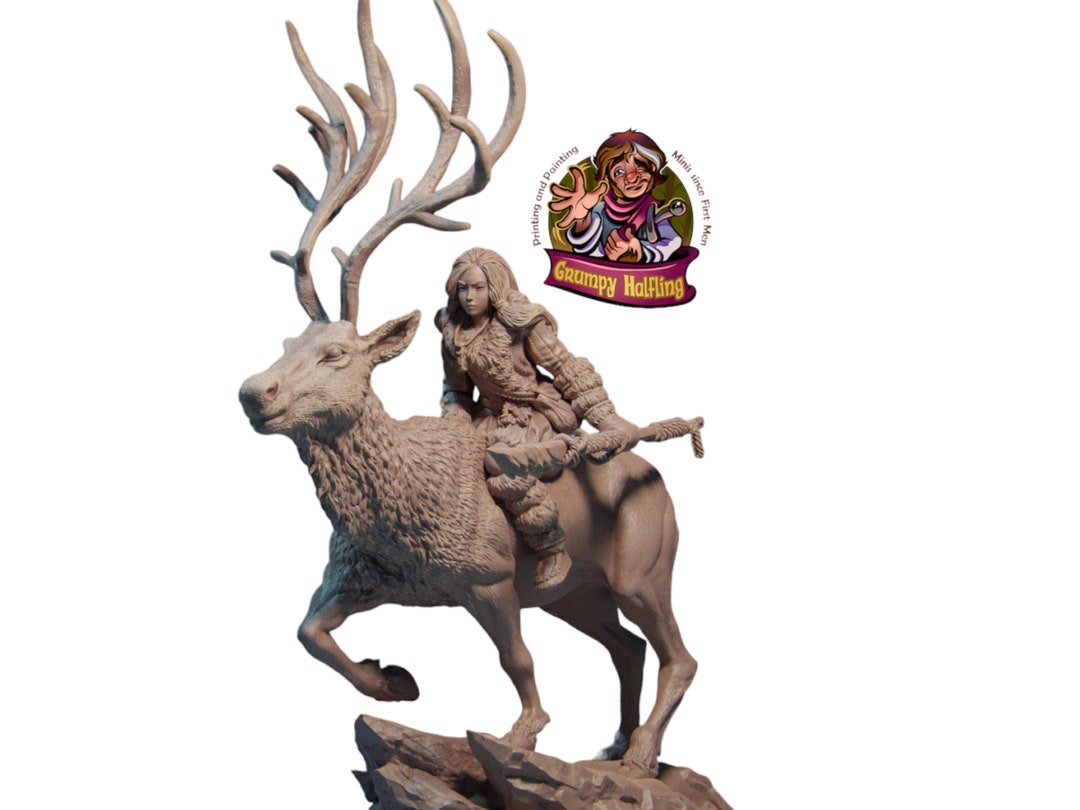 Gerda the Snow Huntress Nerikson 12k 3d Print Miniature - Etsy