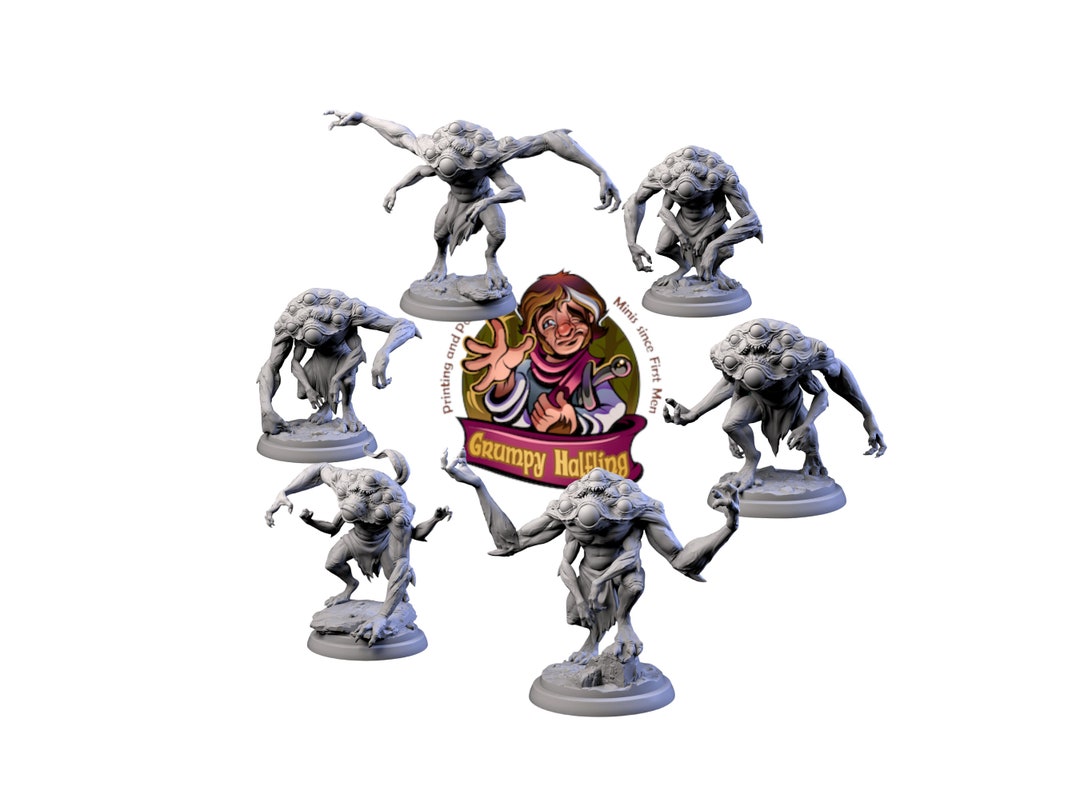 Many Eyed Monster White Werewolf Tavern 12k 3d Print Miniature Rpg - Etsy