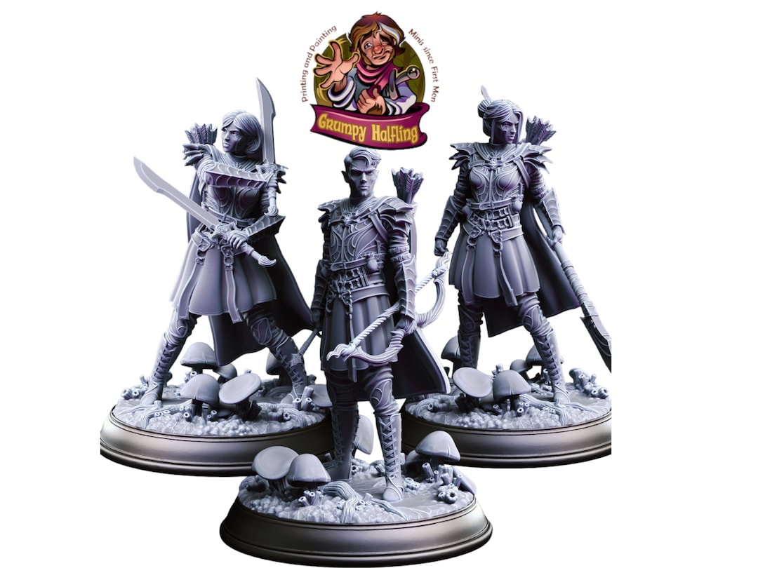 Drow Soldiers Irinax's Chosen DM Stash 12k 3d Print Miniature Rpg - Etsy