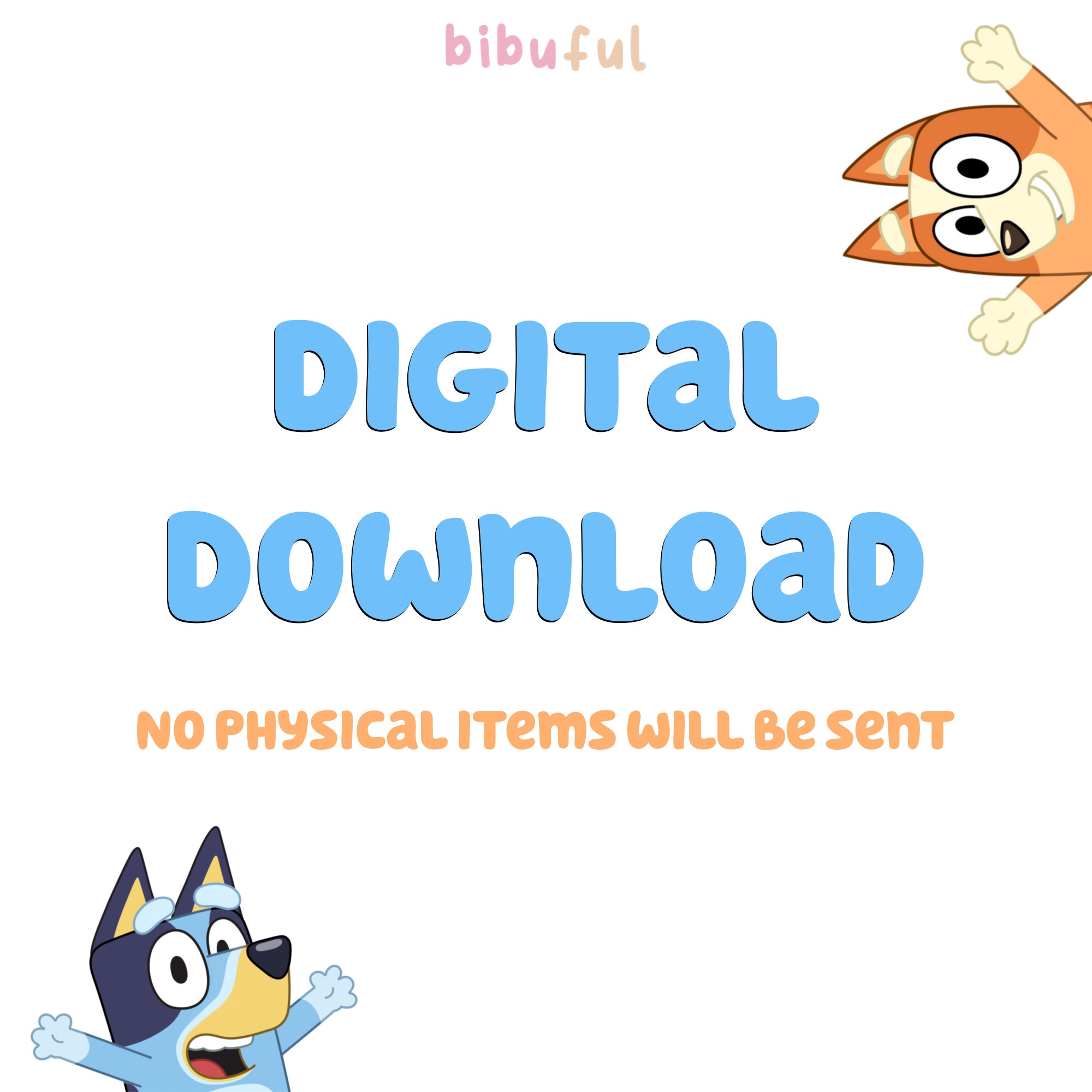 6 Bluey Party Favors Bundle Keepy Uppy Sticky Gecko - Etsy Australia