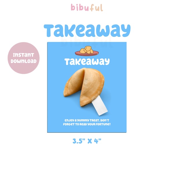Bluey fortune cookies - Etsy.de
