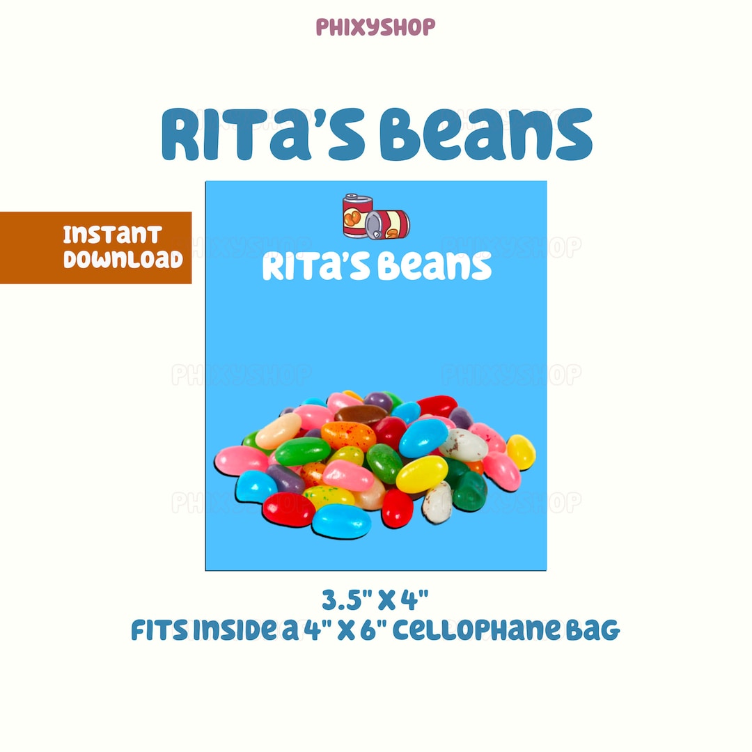Frijoles de Rita Azul / Favores de fiesta / Perro Azul / - Etsy México