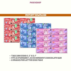 18 Blue Party Favors Bundle Blue Dog Digital Download - Etsy Canada