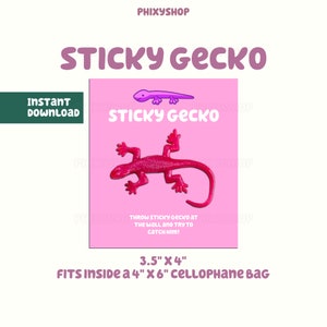 3 Pink Party Favors Bundle Keepy Uppy Sticky Gecko Rita's Beans Blue ...