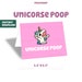 Pink Unicorse Poop Food Label Blue Dog Digital Download - Etsy