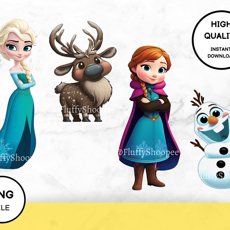 Frozen Stickers - Etsy