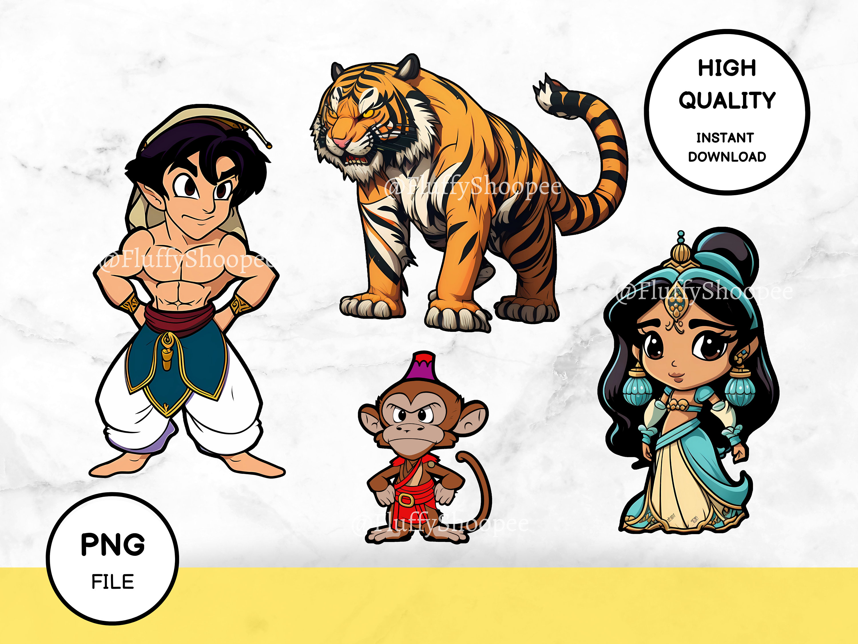 Aladdin Characters Tiger