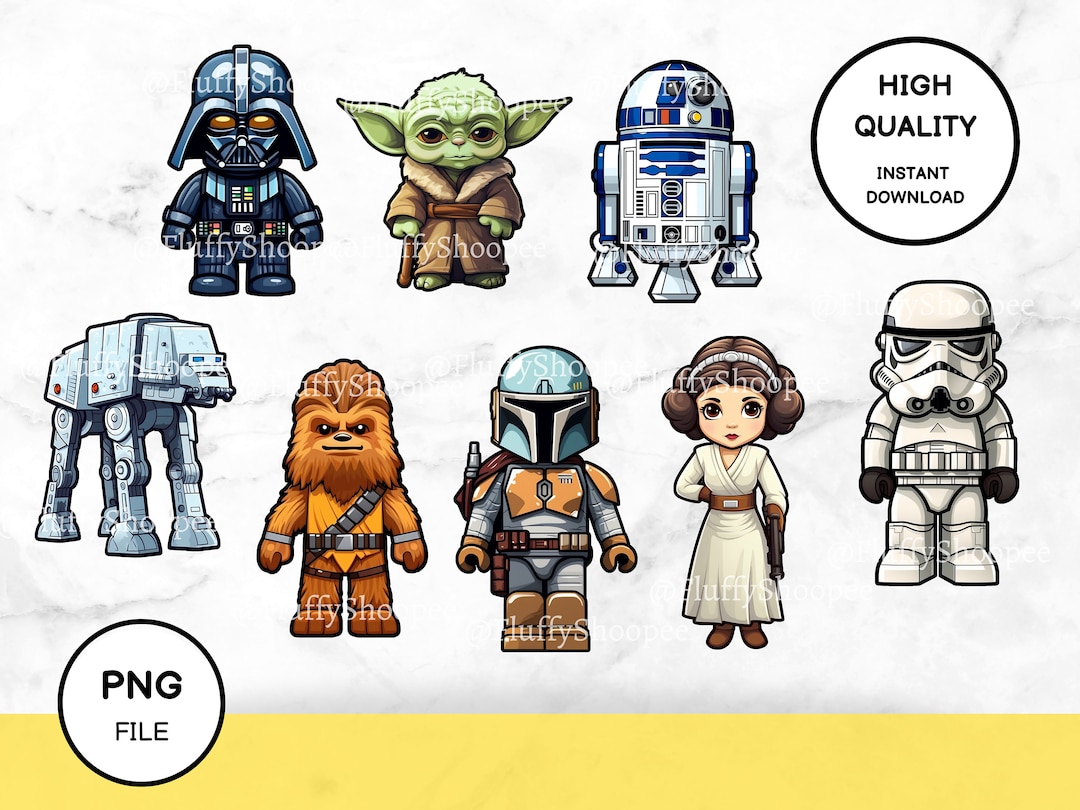 Cute Chibi Space Characters Clipart PNG Transparent Printable Files ...