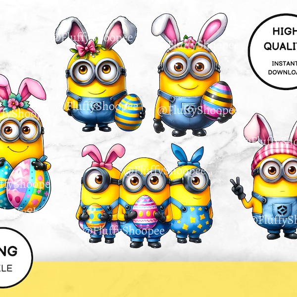 Minions Clipart - Etsy
