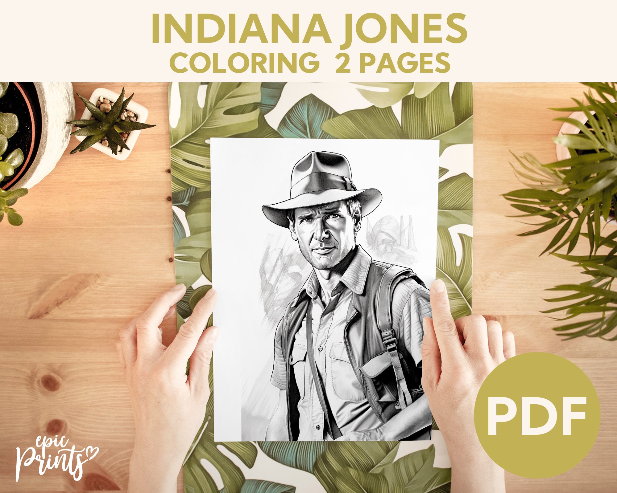 Indiana Jones Free Coloring Pages