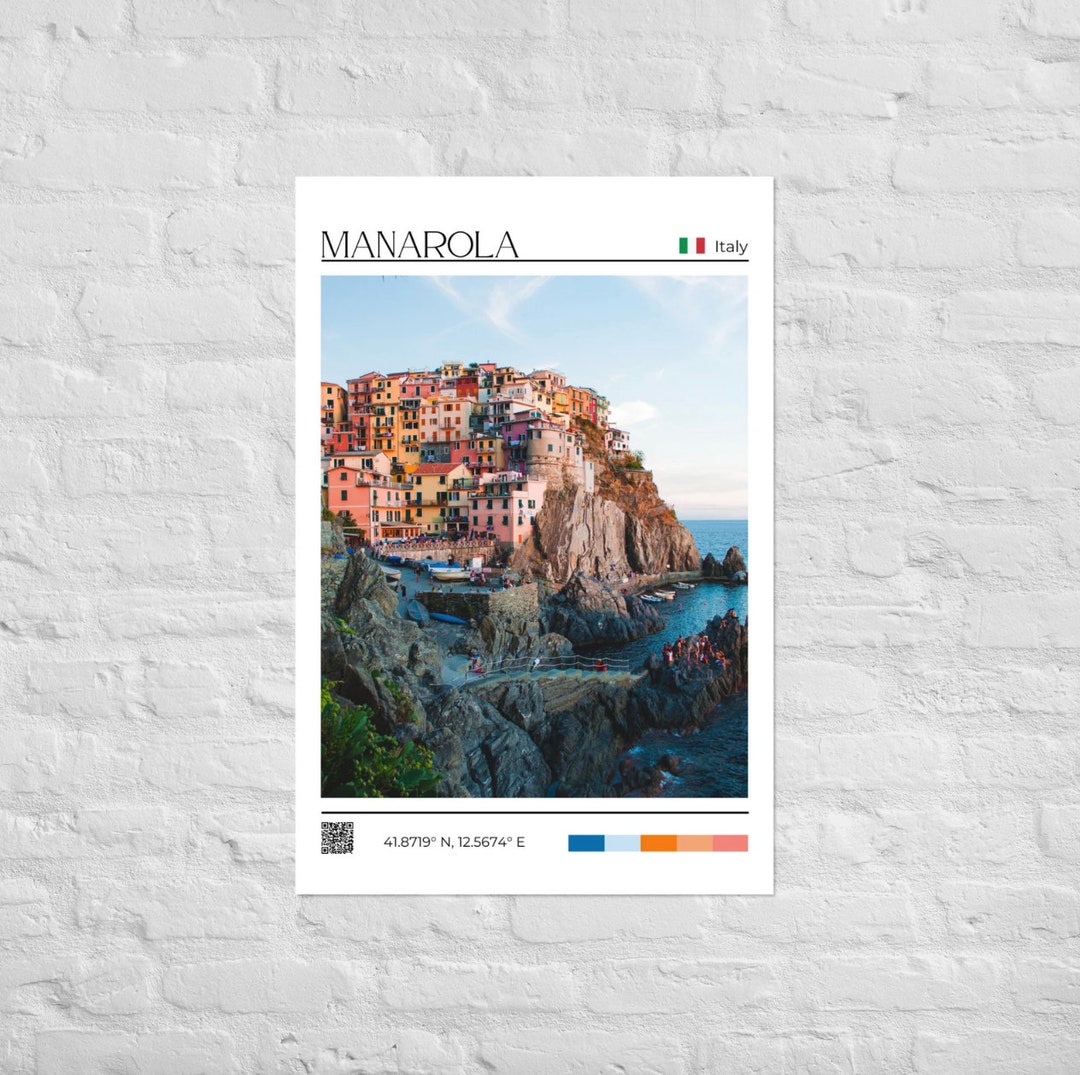 Digital Download. Manarola Poster, Manarola Wall Art, Manarola Travel ...