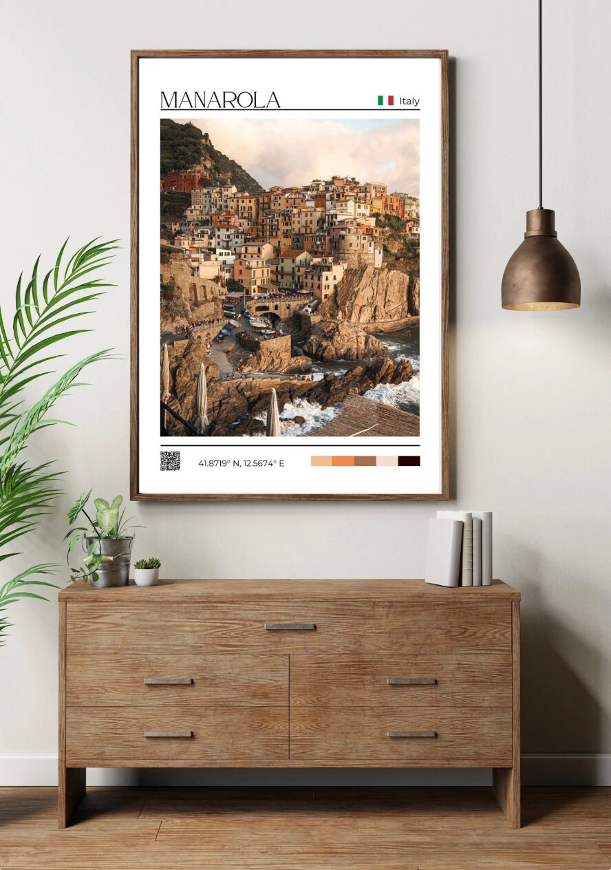 Digital Download. Manarola Poster, Manarola Wall Art, Manarola Travel ...