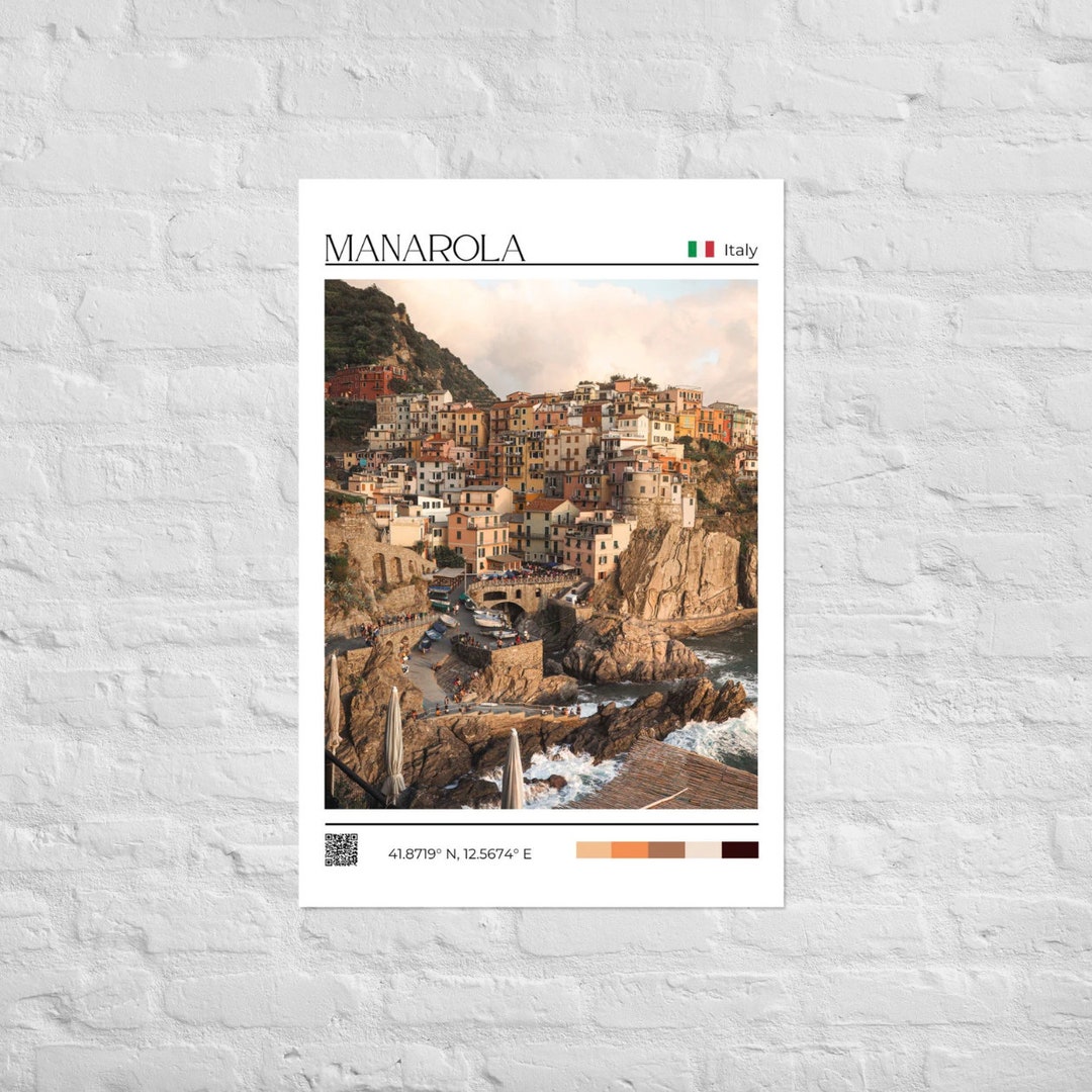 Digital Download. Manarola Poster, Manarola Wall Art, Manarola Travel ...