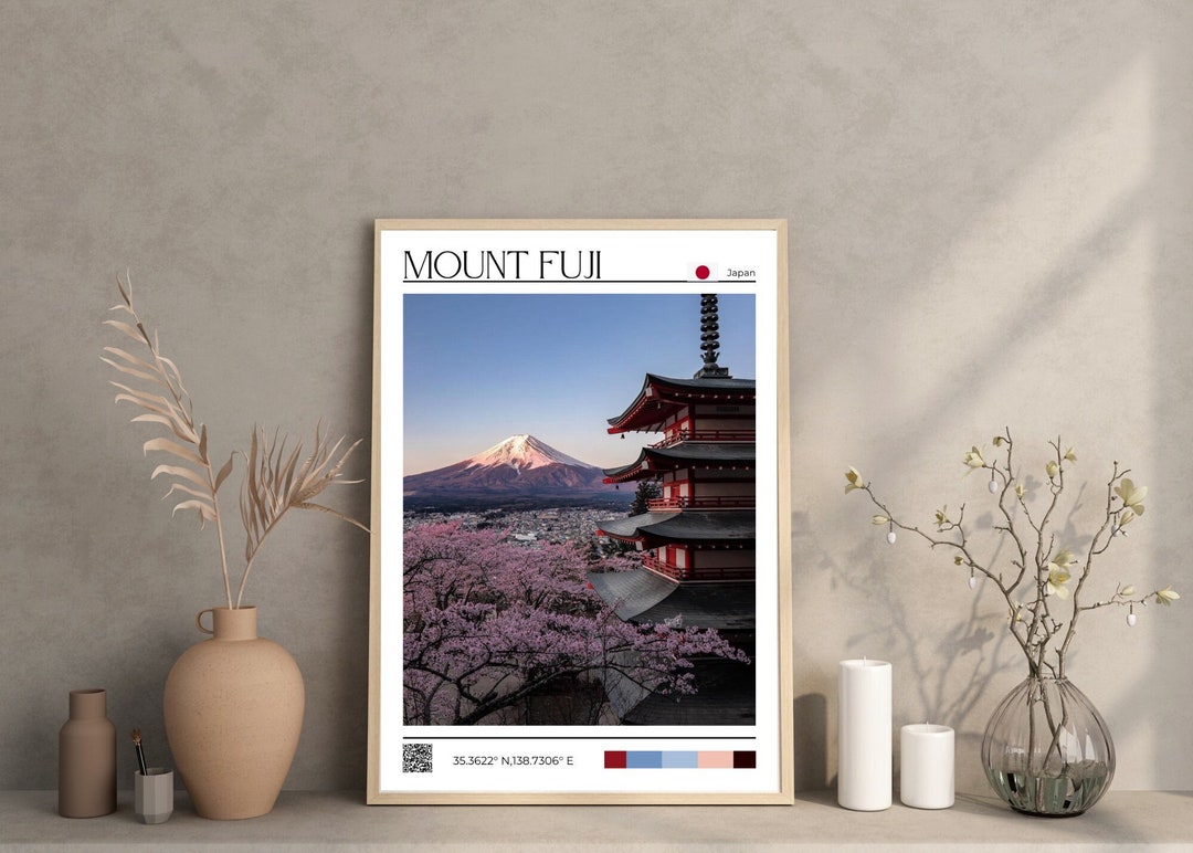 Mt. Fuji Wall Art Mount Fuji Poster Mount Fuji Photo Japan - Etsy