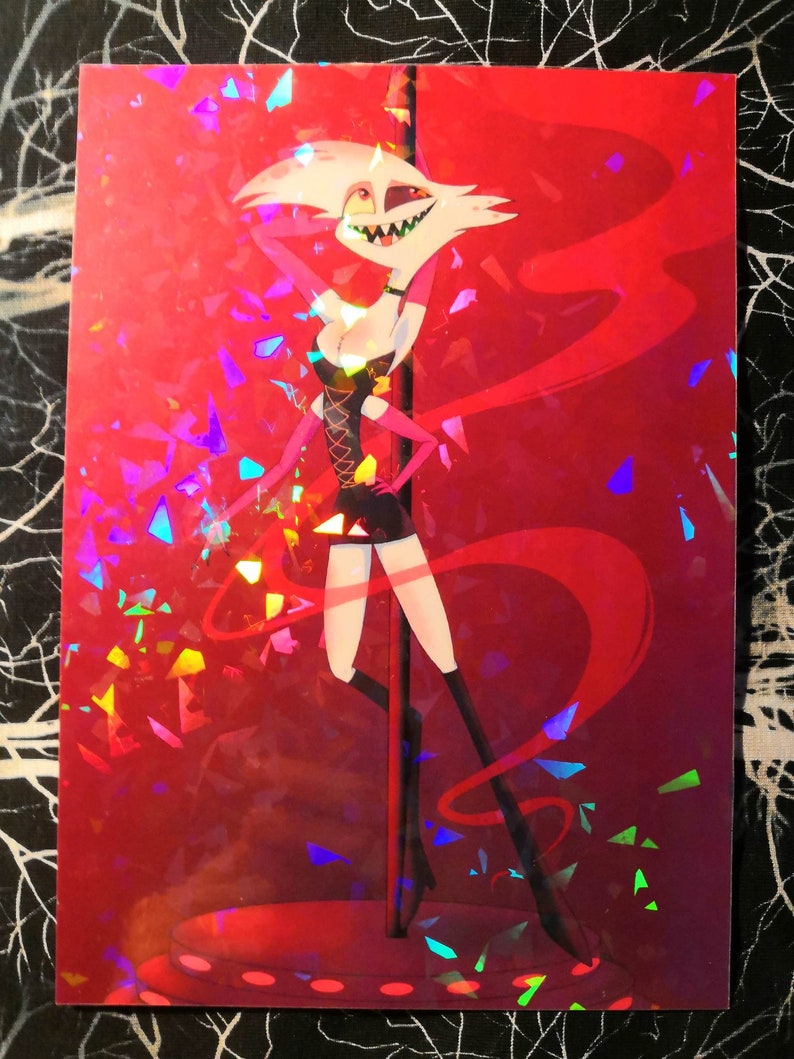 Illustration Hazbin Hotel angel Dust / Saxo Demon - Etsy