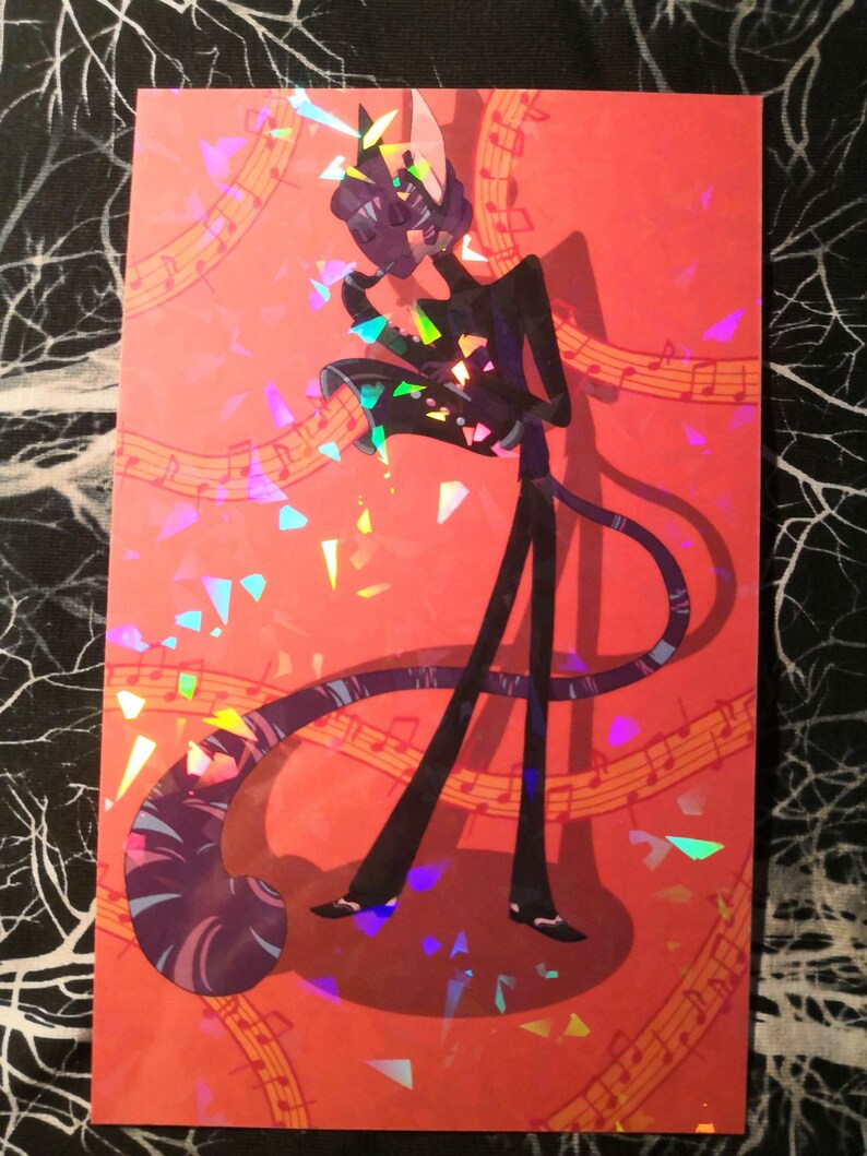 Illustration Hazbin Hotel angel Dust / Saxo Demon - Etsy