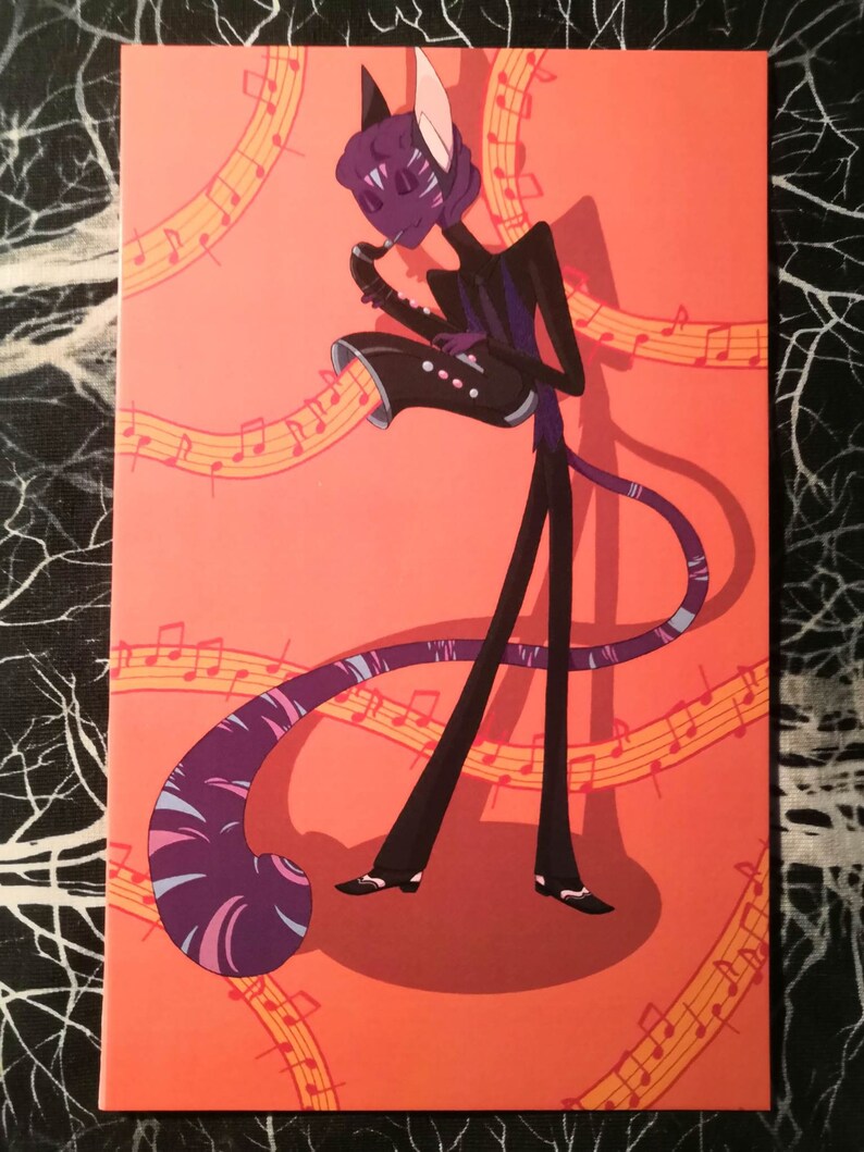 Illustration Hazbin Hotel angel Dust / Saxo Demon - Etsy