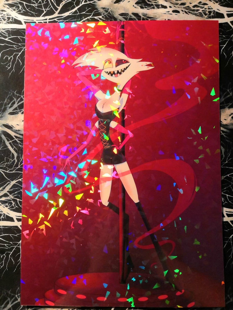 Illustration Hazbin Hotel angel Dust / Saxo Demon - Etsy