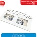 Double Photo Frame With Desk Holder Laser Cutting Engraving Svg Dfx Cdr ...