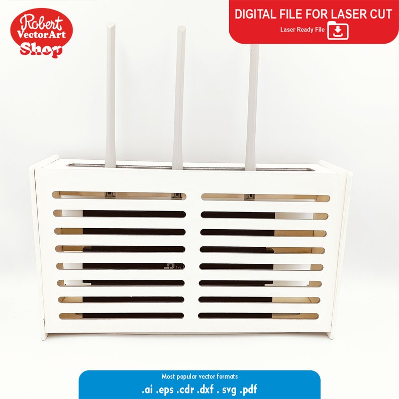 Wifi Router Storage Box Wood Shelf, Wifi Router Shelf Storage Boxes ...