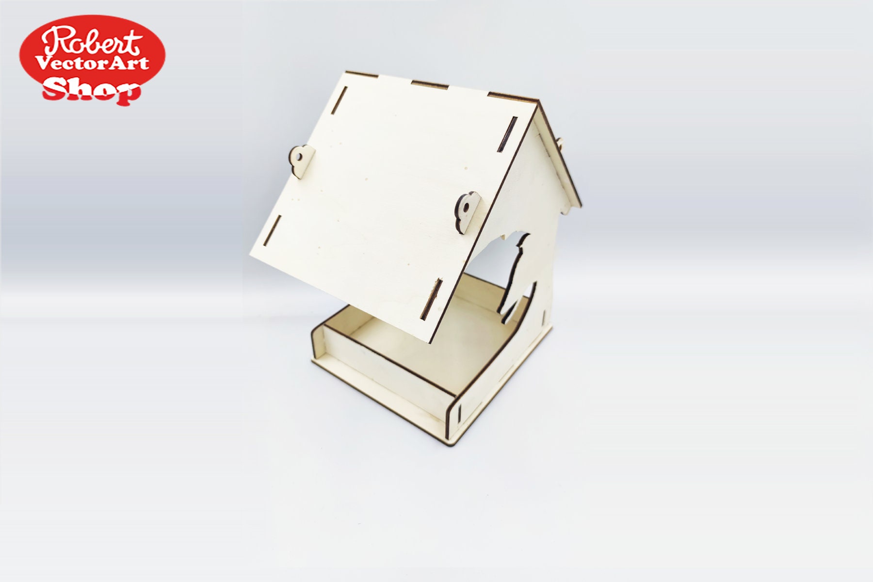 Bird House Feeder by RVA, Vector for CNC Svg Vector File, Vector Cut ...