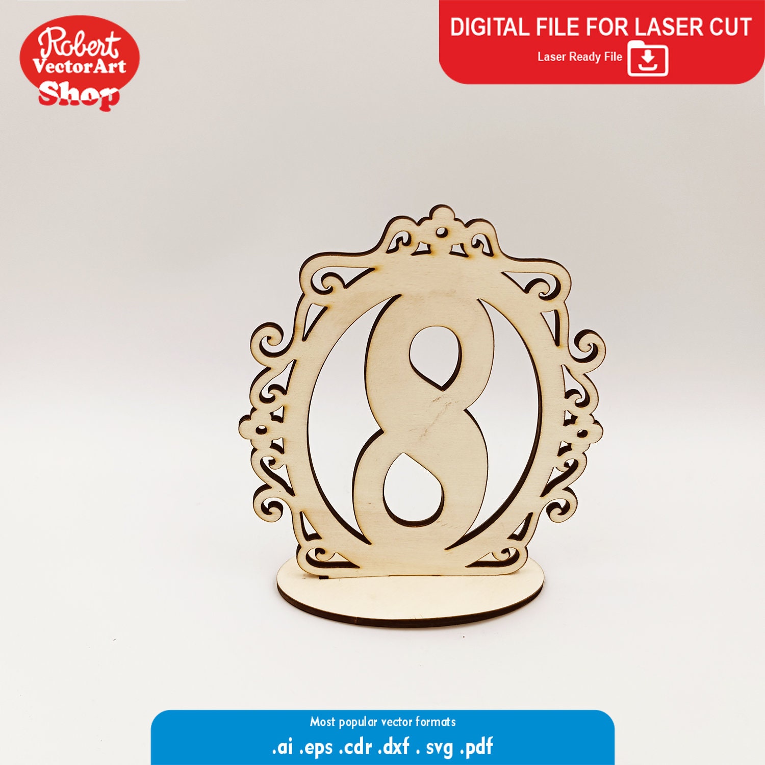 Digital SVG Table Numbers / Wedding Restaurant Party Table - Etsy