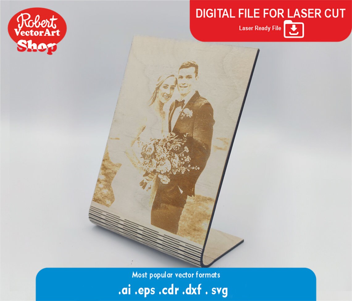 Set of 7 Curved Frame,templates for Laser Cutting Engraving Svg Dfx Cdr ...