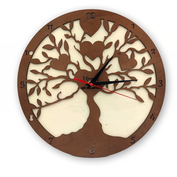 Laser Cut Clock - Etsy