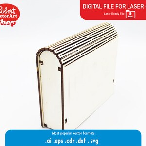 Book Box Laser Cut File: Living Hinge Design (digital Download) - Etsy