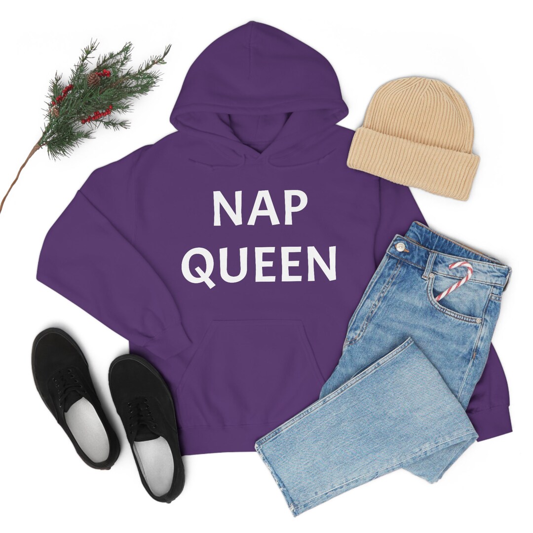 Nap Queen Hoodie Jumper High Quality Super Soft Fleece Lined Unisex ...