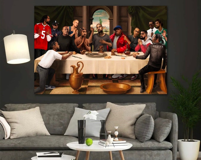 Rap's Last Supper 12x18 Print - Etsy