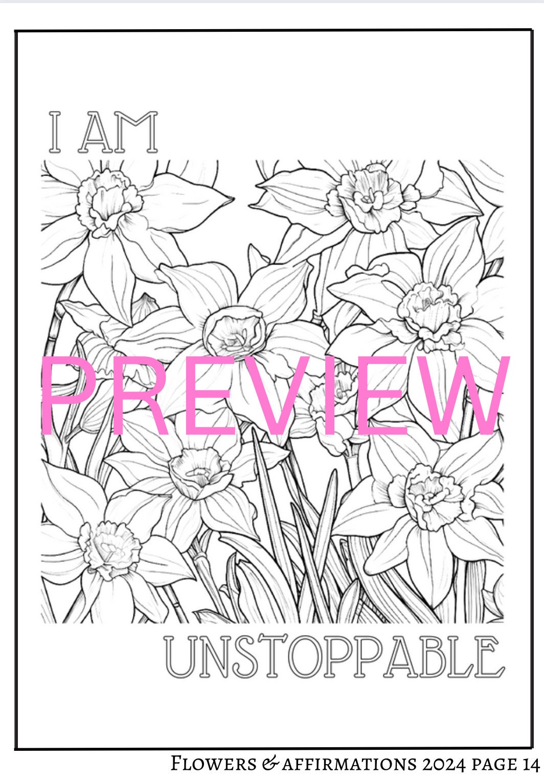 Floral & Affirmation Colouring Pages Adult Colouring Pages, Stress ...