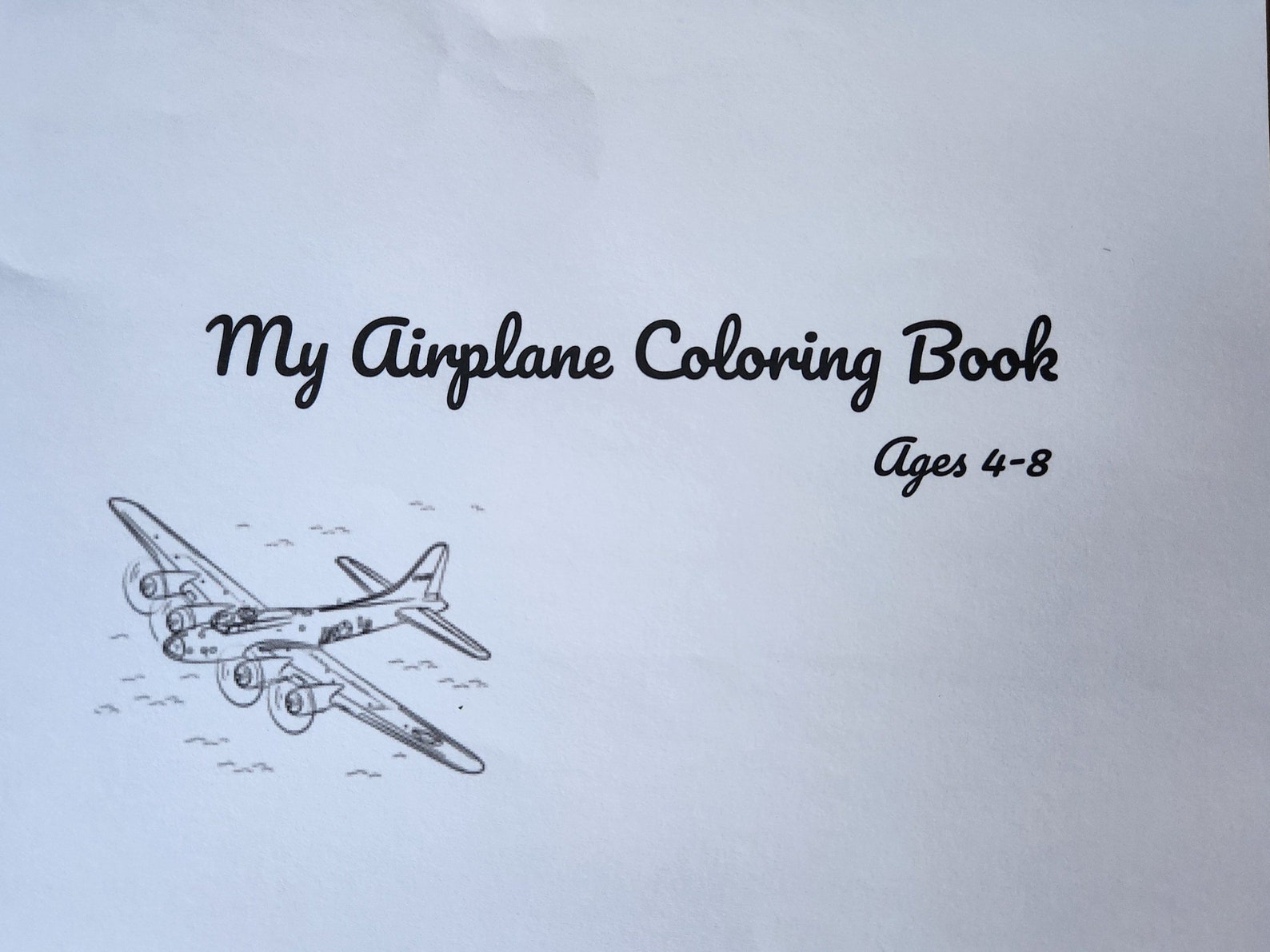 20+ Airplane Coloring Pages / Coloring Book for Kids / Printable Pdf ...