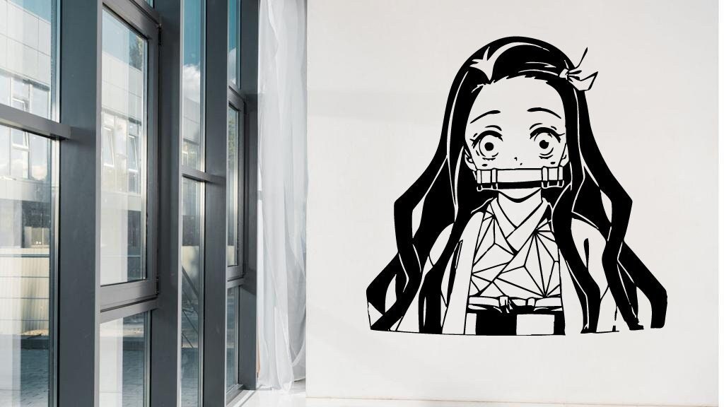 Anime Svg Demon Slayer Anime Svg Dxf File Wall Sticker Pdf - Etsy Canada