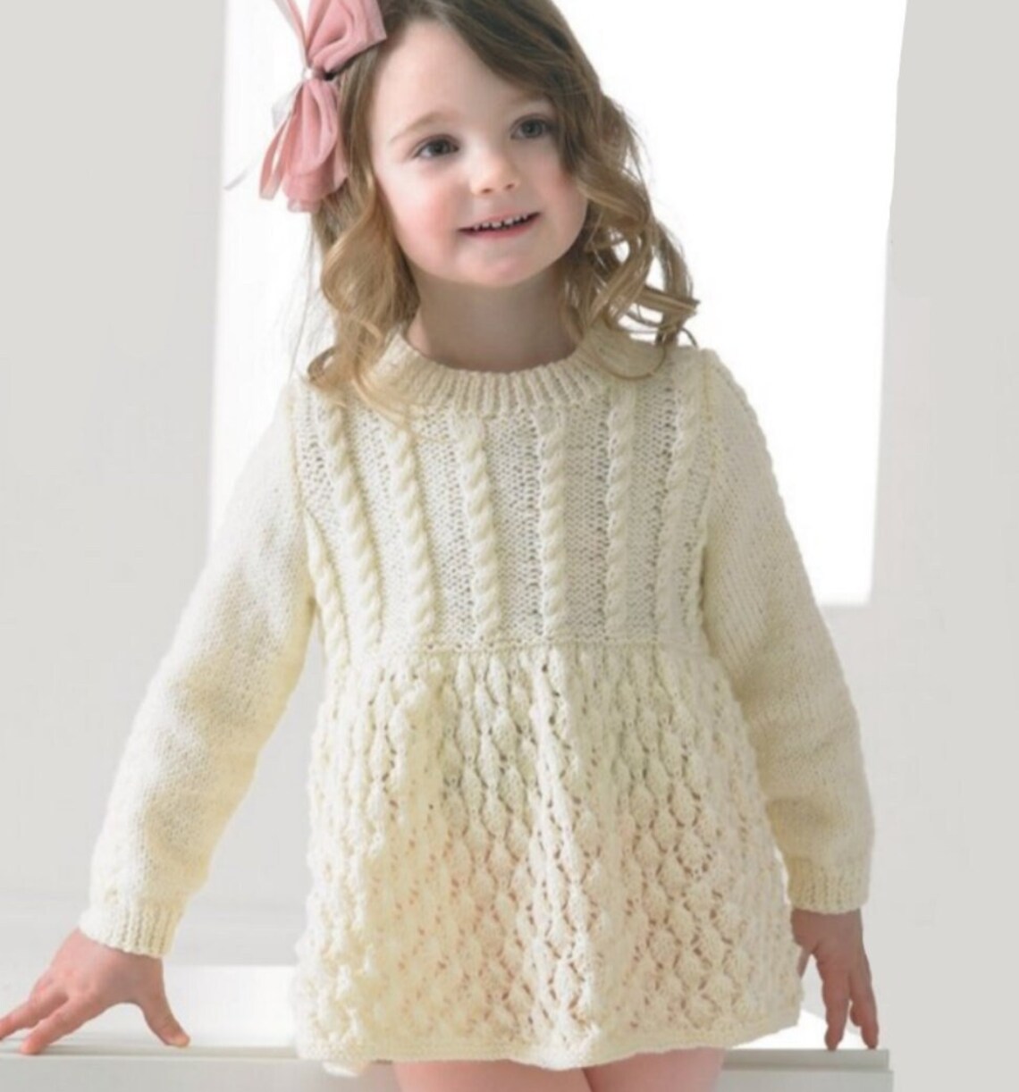 Child's Sweater & Cardigan, DK, 18-28 Chest, PDF Vintage Knitting ...