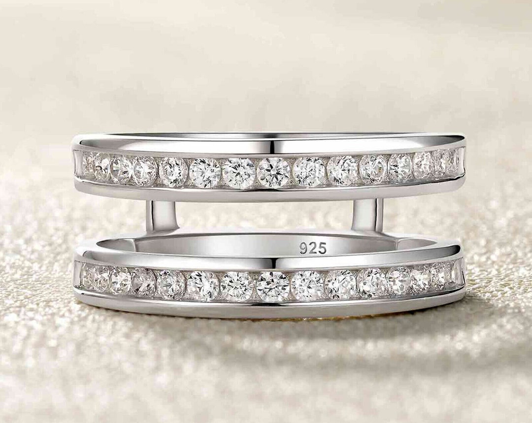 Ring Enhancer Diamond Band Enhancer Wrap Band for Ring Jacket Band 925 ...