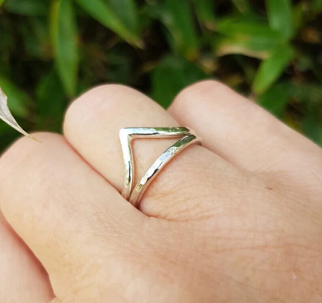 Wishbone Ring Arthritis Ring Thumb Ring Chevron Ring Splint Knuckle ...