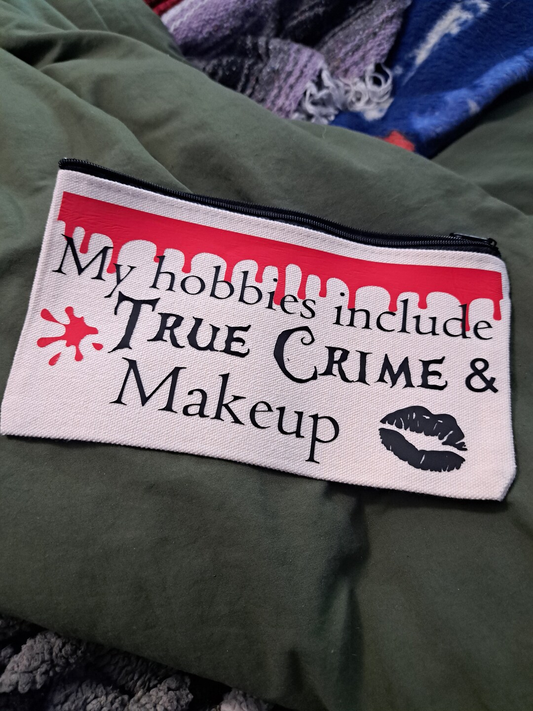True Crime Makeup Bag - Etsy