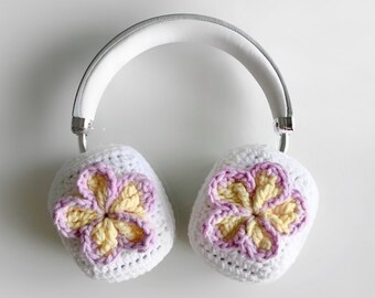 Crochet Ribbon Airpods Max Covers, Crochet Headphone Covers, AirPod Max ...